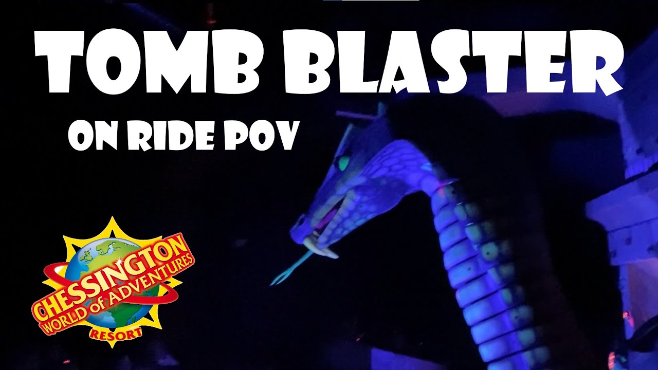 Chessington World of Adventures - Tomb Blaster on ride POV - YouTube
