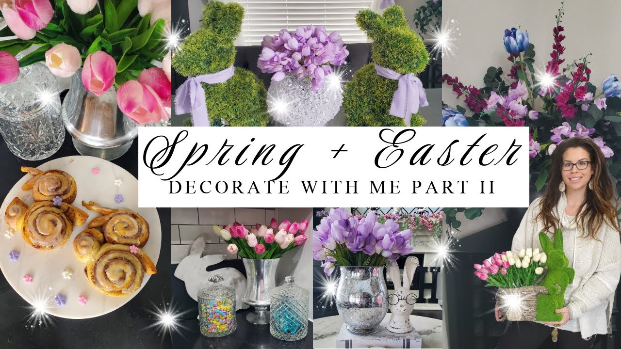 EASTER 2023 DECORATE WITH ME | ALL THE DECOR! - YouTube