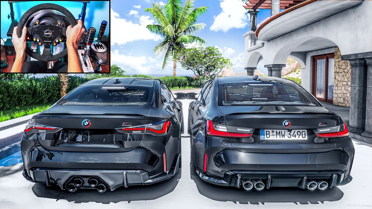 BMW M3 G80 & BMW M4 G82 - Forza Horizon 5 (Steering Wheel + Shifter ...