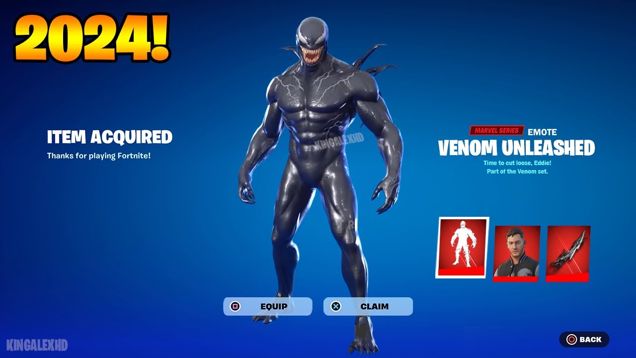 How To Get Eddie Brock Skin & Venom Unleashed Emote NOW FREE In ...