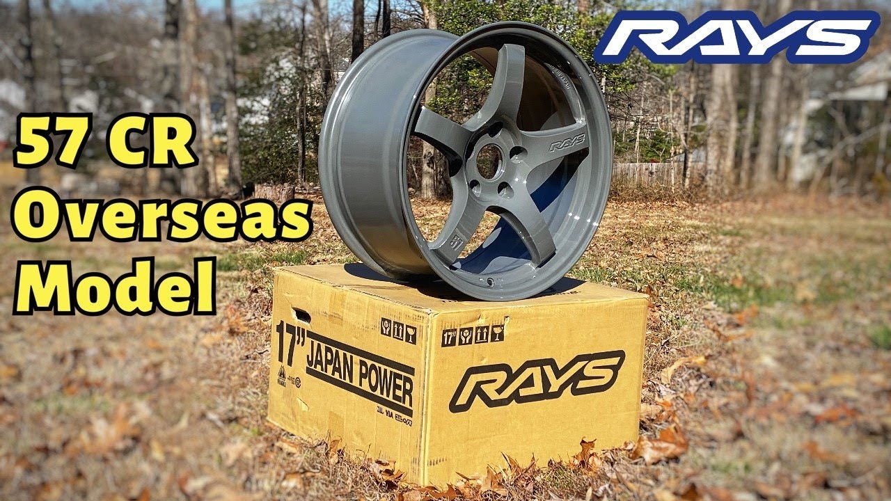 Rays Gramlights 57CR Overseas Model Glossy Gray JDM Wheels Unboxing ...