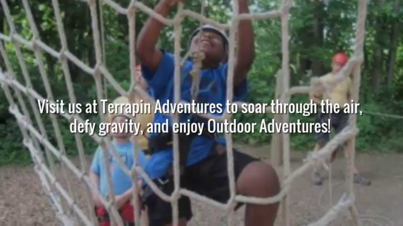 Aerial Adventure Park at Terrapin Adventures! - YouTube