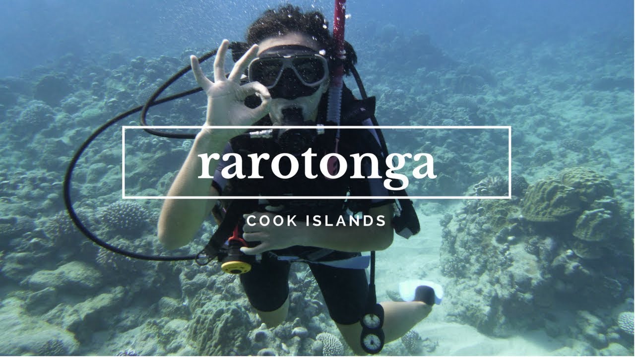 FIRST TIME SCUBA DIVING IN THE COOK ISLANDS - YouTube
