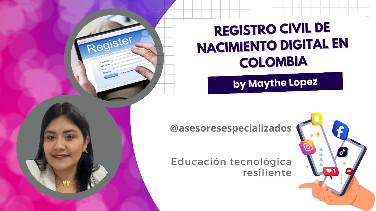 ¡Paso a paso para solicitar el Registro Civil Digital! - YouTube