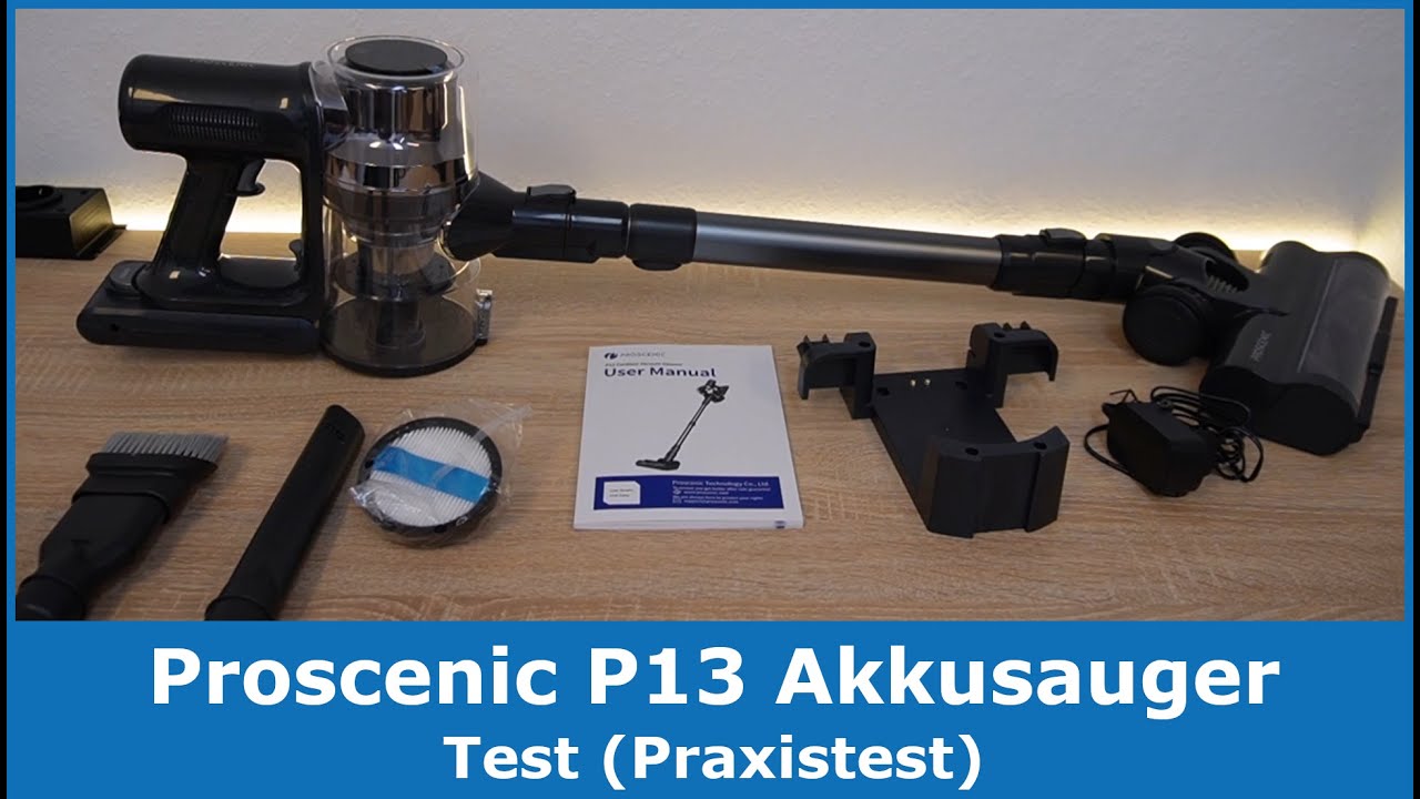 Proscenic P13 Akku Staubsauger || Test (Praxistest) auf Laminat ...