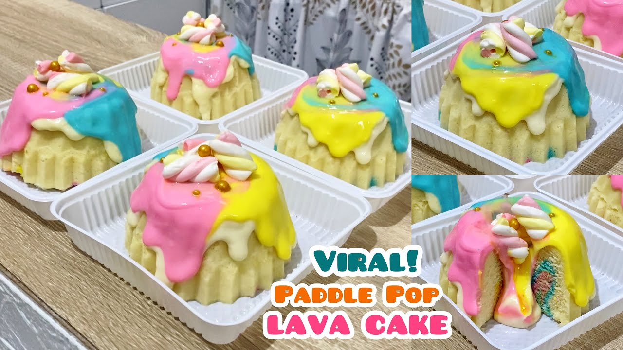 Masih ga nyangka! PADDLE POP LAVA CAKE VIRAL se-CANTIK se-ENAK ini ...