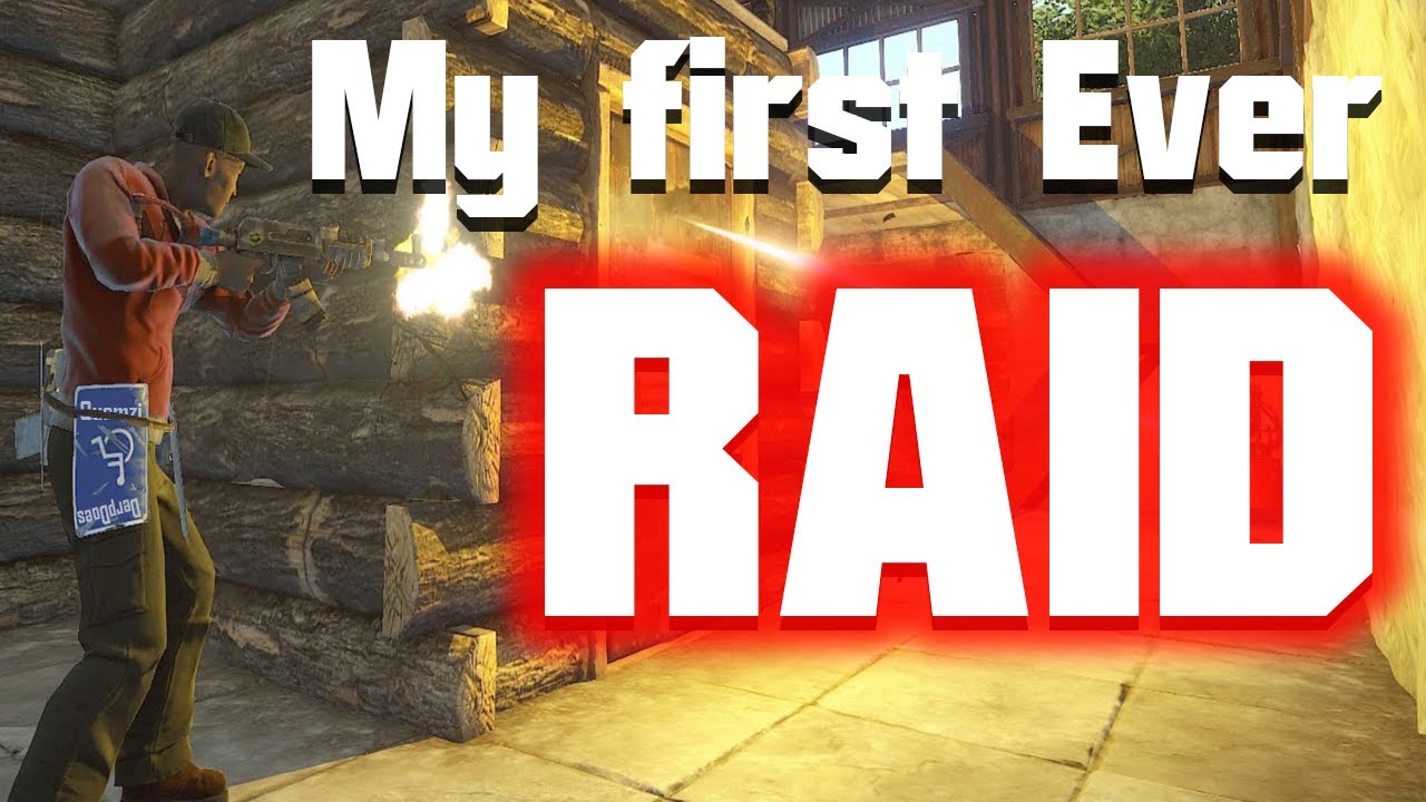 Rust - My First Raid - YouTube