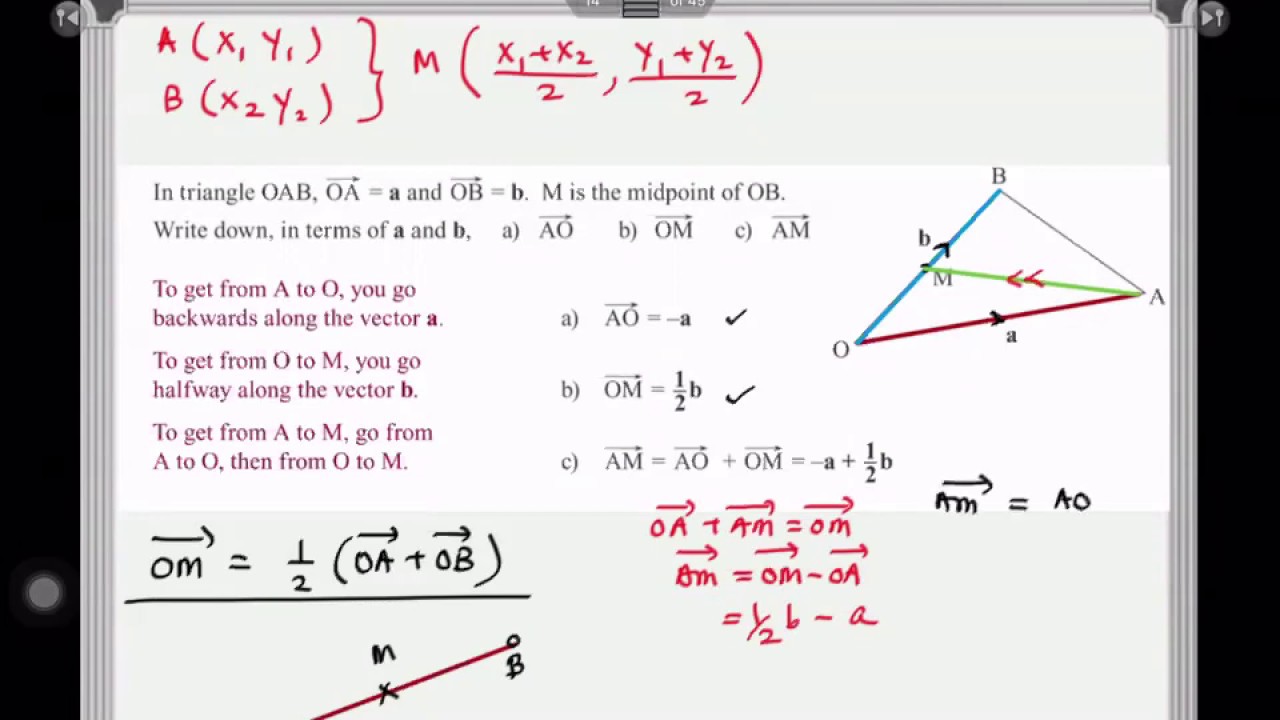VECTOR GEOMETRY | MATH 4024 | O LEVELS - YouTube