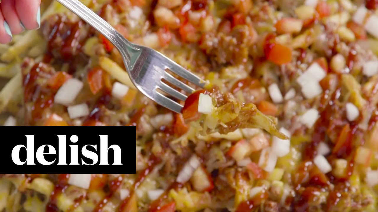 How To Make Loaded BBQ Fries | Delish - YouTube