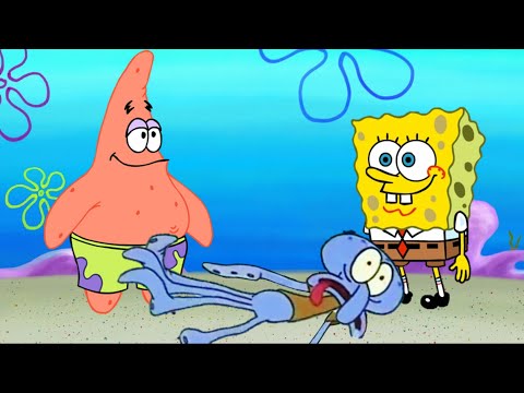 Spongebob and Patrick kill Squidward