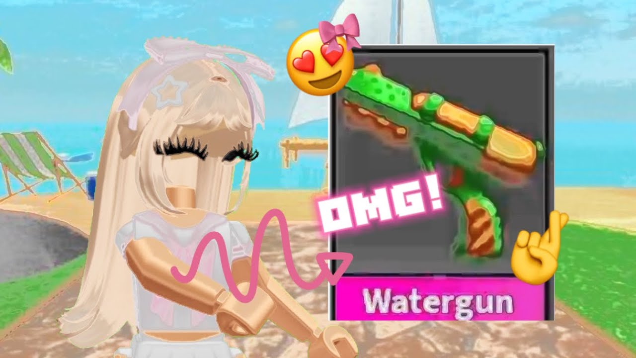 TRYING TO GET WATER GUN!/mm2 \ - YouTube