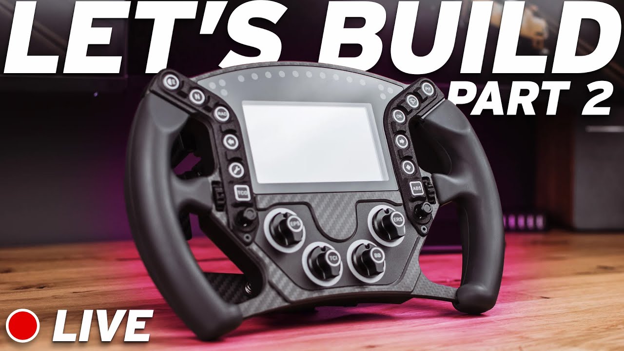 Let's BUILD a Simracing Wheel LIVE: Pokornyi Engineering HYP-R | Part 2 ...