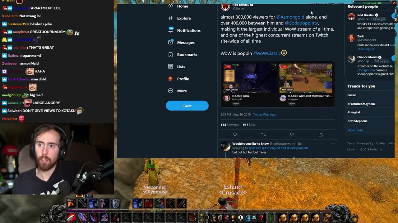 The journey continues! Asmongold (classic wow highlights 2) - YouTube