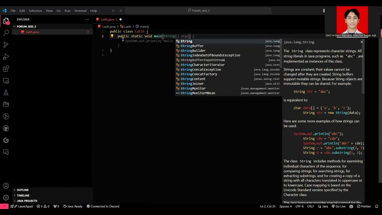 Membuat program Java berbasis console | OOP - YouTube