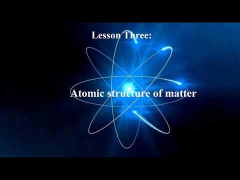 Science | Prep.1 | Atomic structure of matter | Unit One - Lesson Three ...