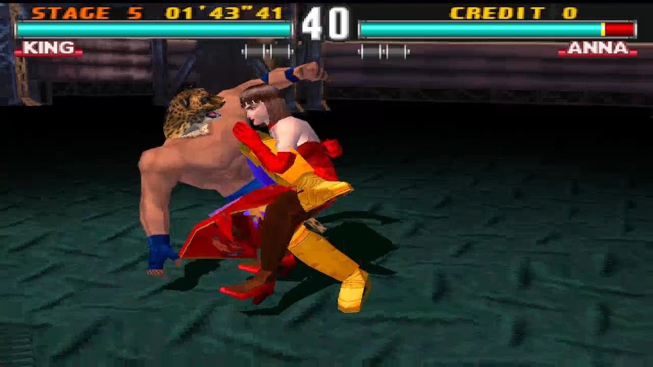 Tekken 3 King with Anna Moves Arcade - YouTube