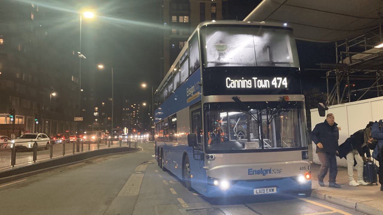 Ride on Ensignbus BCI Enterprise 405 (LX19 EAW) on Route 474 Extra on ...