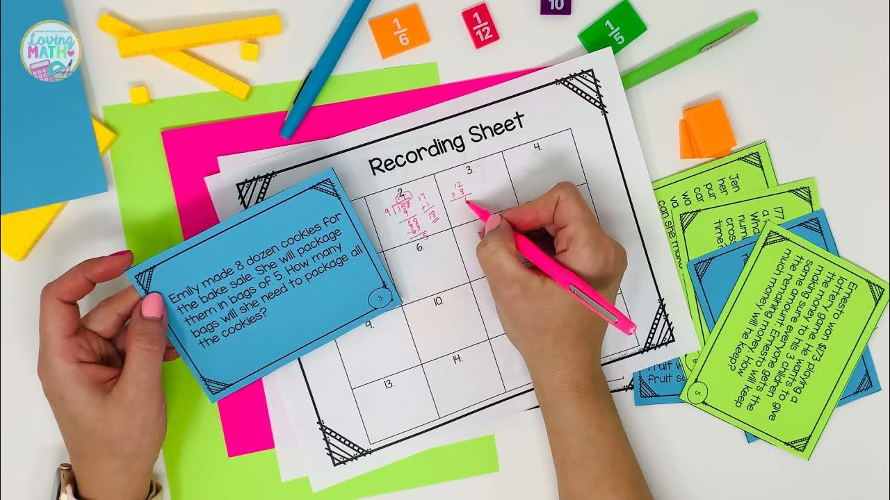 Long Division Interpret the Remainder - Game - YouTube