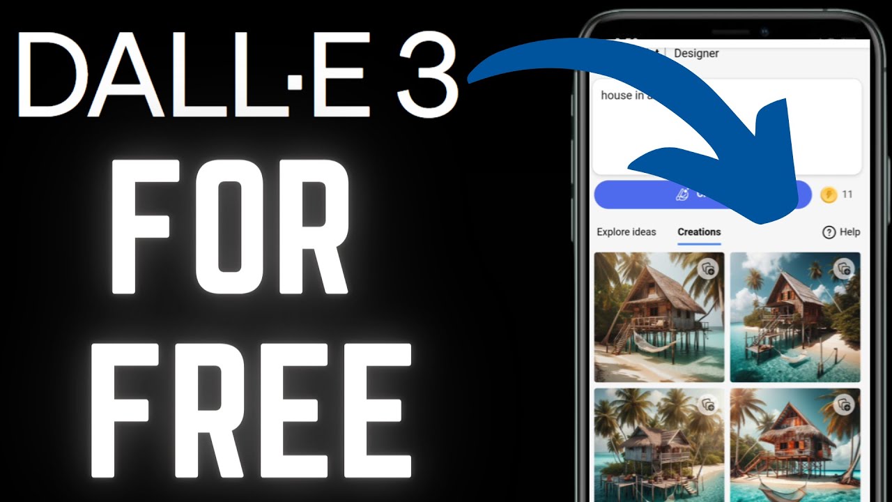 How to Use DALL-E 3 for Free from Phone and Generate AI Images - YouTube