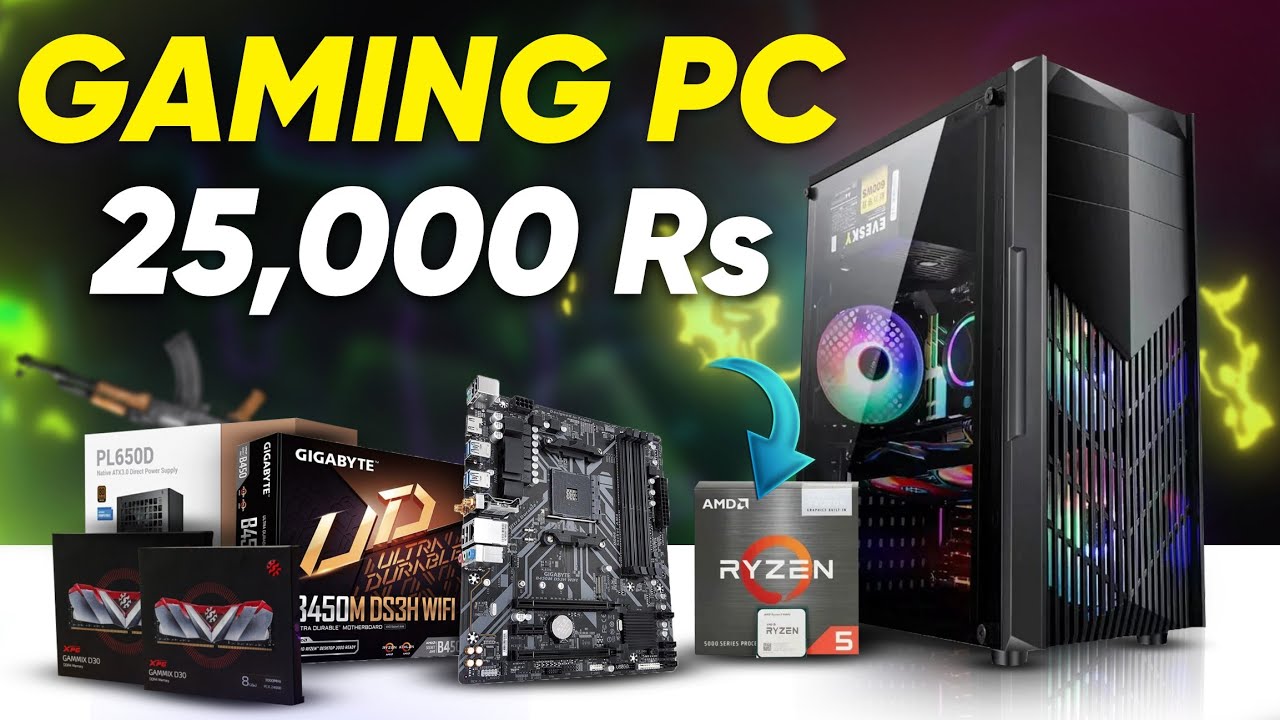 25,000 Gaming & Editing PC Build | 25k Best Build in 2024 | Techy QR - YouTube