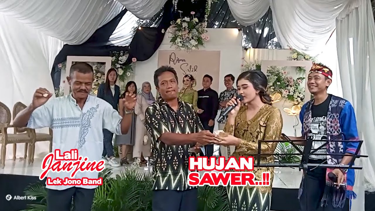 Live - HUJAN SAWER..!! LALI JANJINE | Lek Jono Band - Sahid & Risma ...