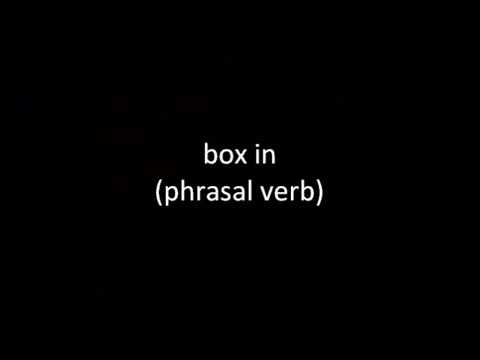 box in (phrasal verb) - YouTube