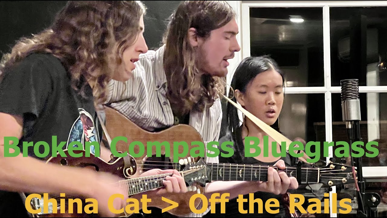 China Cat Sunflower COVER into Off the Rails | Broken Compass Bluegrass - YouTube