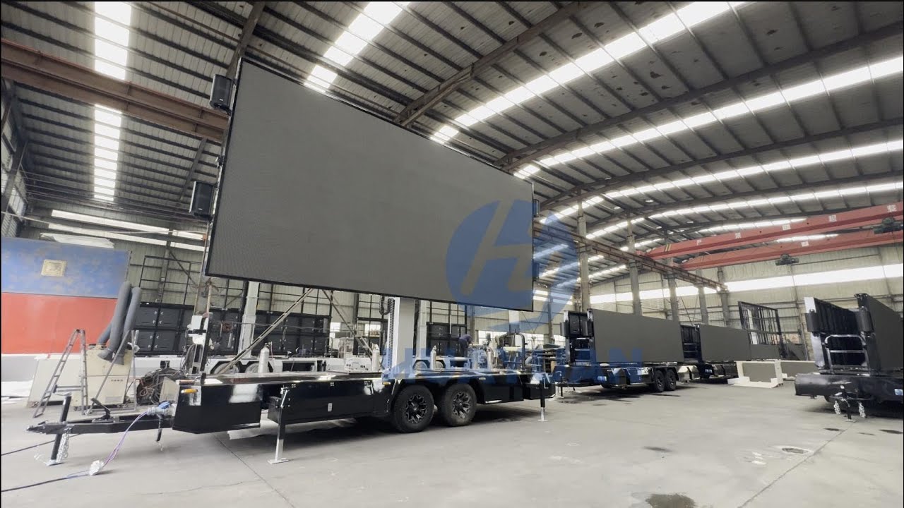 How to operate Mobile LED display screen trailer - LED screen trailer ...