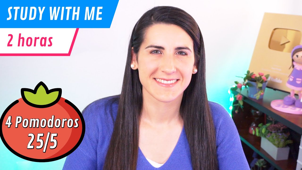 ESTUDIA CON SUSI PROFE (2 H) 📚 4 Pomodoros 25/5 📕 STUDY WITH ME 10-4 ...