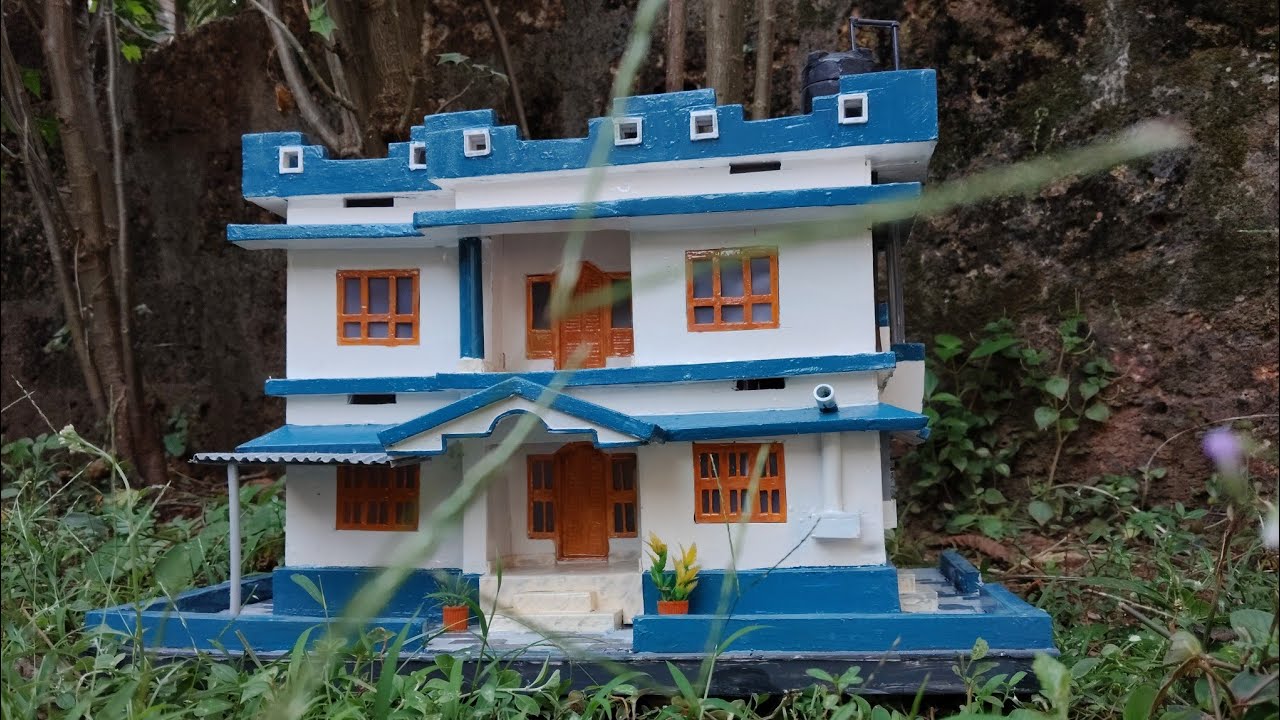 House miniature handmade model from foamsheet #miniature #craft # ...
