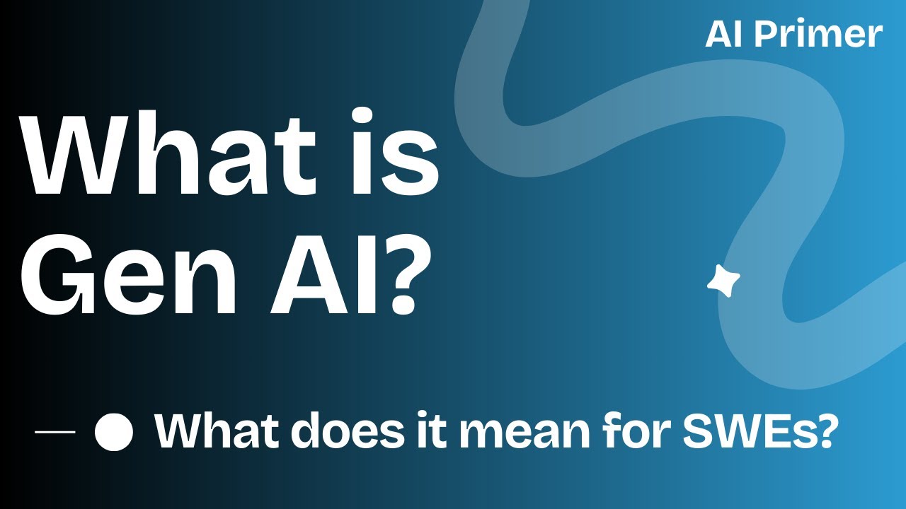 Generative AI | What does it really mean for beginners? - YouTube