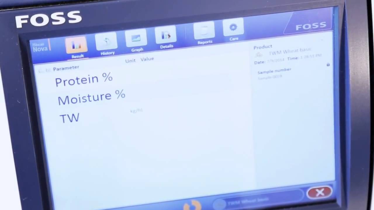 Infratec NOVA. Экспресс анализатор качества зерна. - YouTube