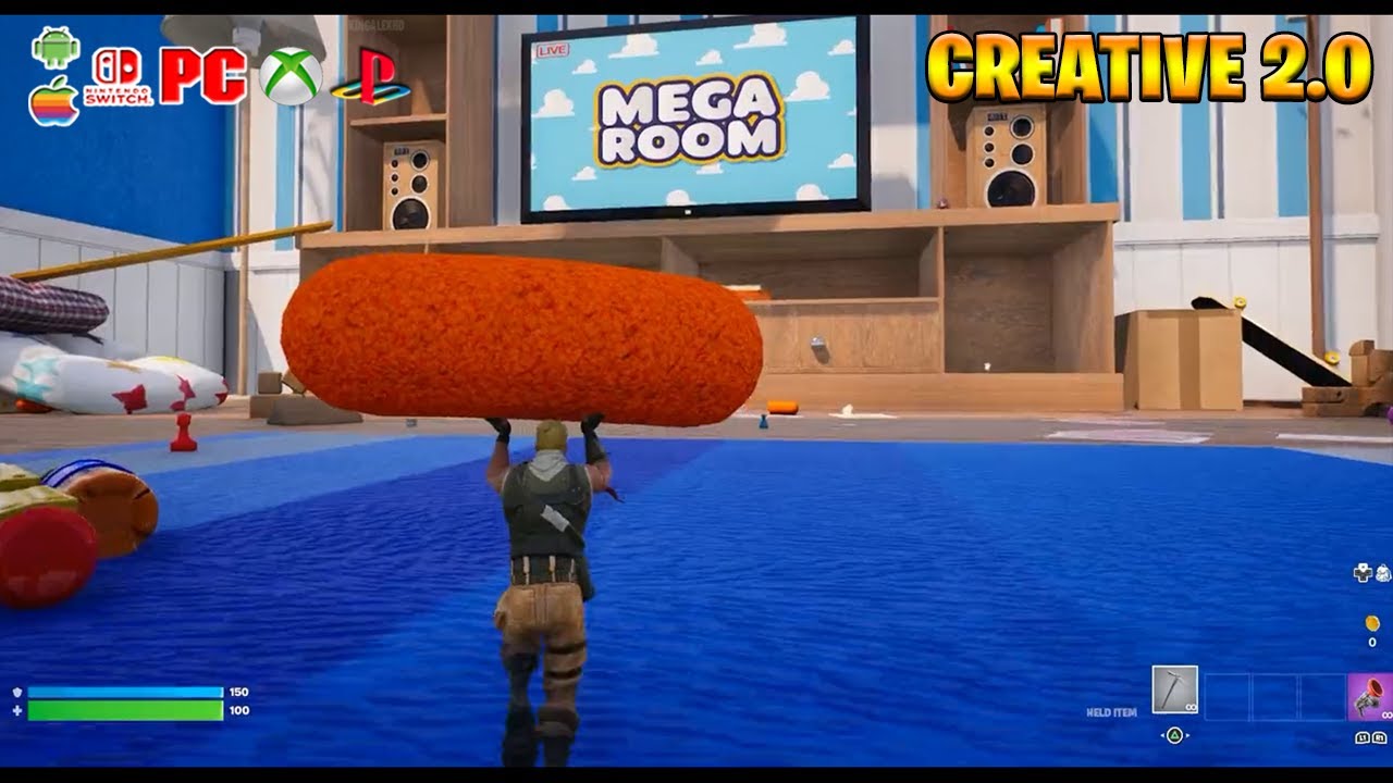 Mega Room Creative 2.0 Map Code In Fortnite! (Mega Room Gameplay) EPIC ...