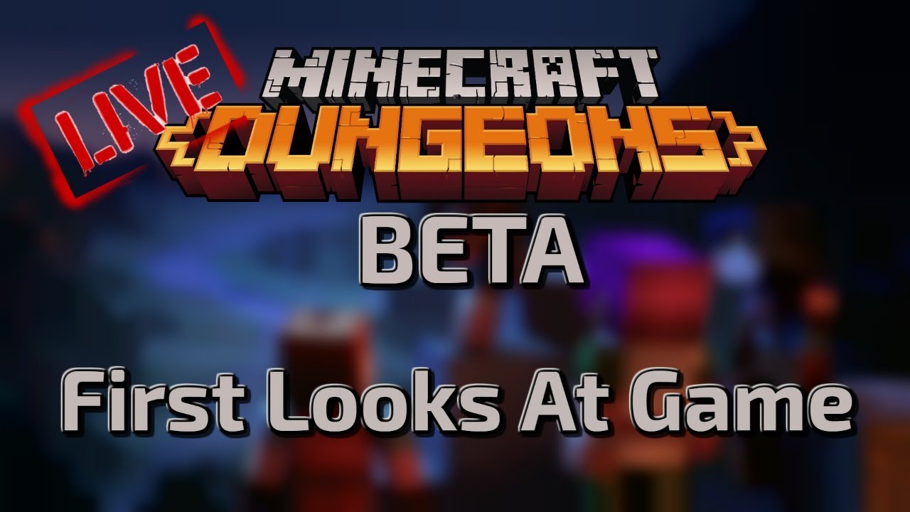 First Looks At The Minecraft Dungeons Beta - YouTube