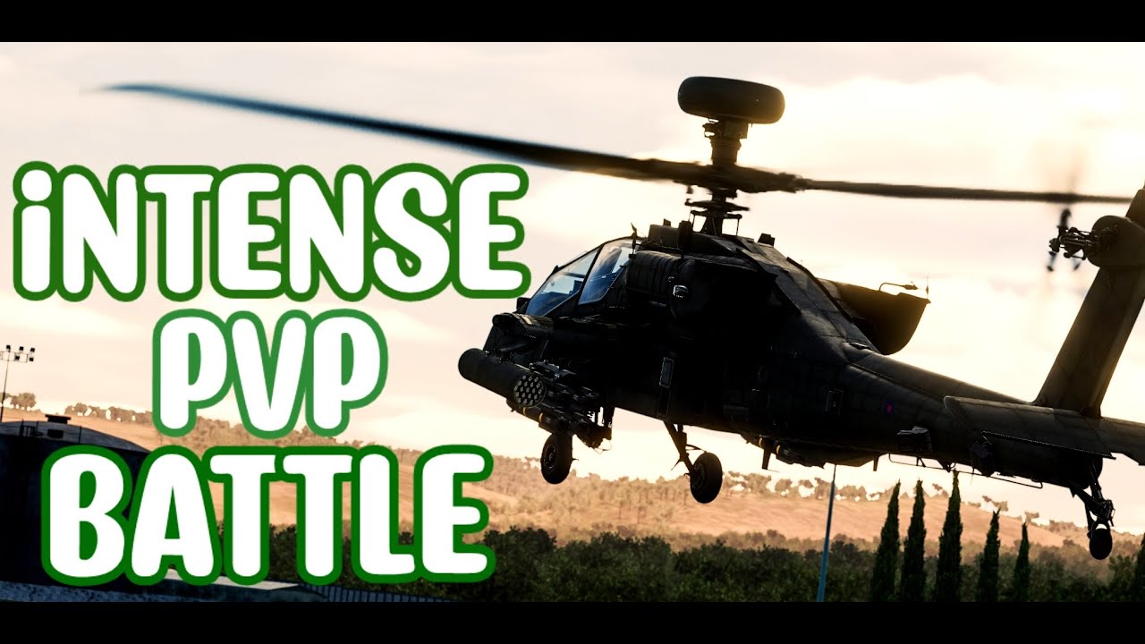 Apache PVP Battle against Air AND Land | DCS World - YouTube