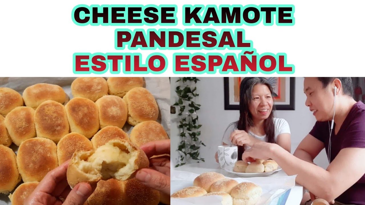 CHEESE KAMOTE PANDESAL ESTILO ESPANYOL | THE BEST PINOY BREAD RECIPE ...