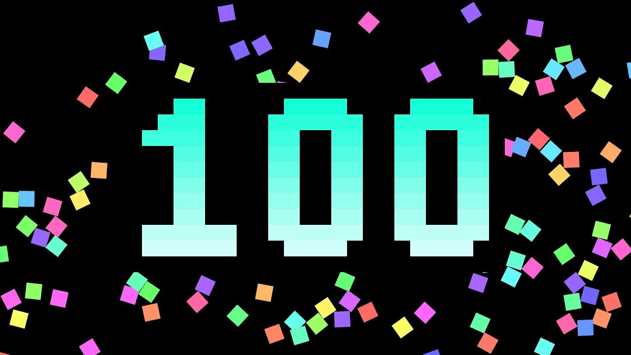 100 Seconds Pixels Explode Timer - YouTube