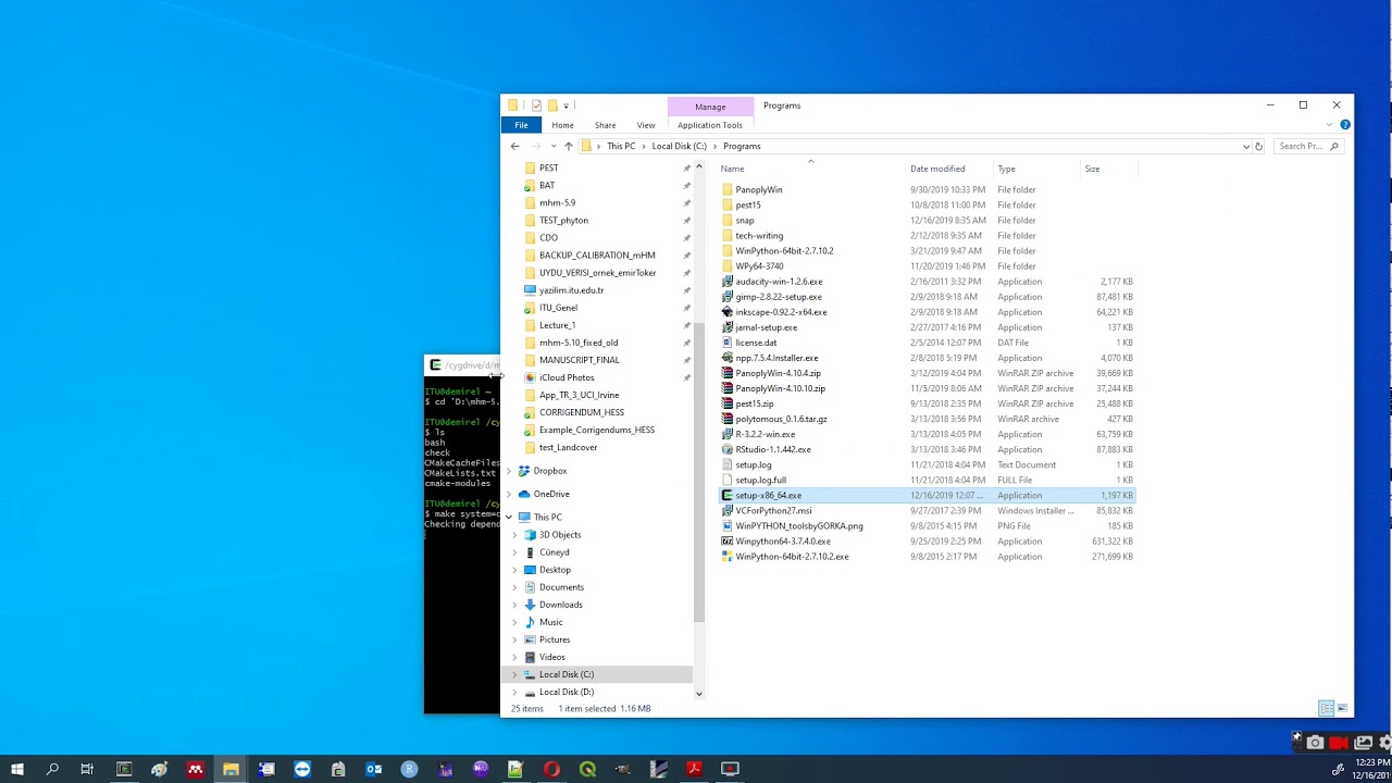 mHM - step by step installation using CYGWIN (Win10 desktop) 2/4 - YouTube