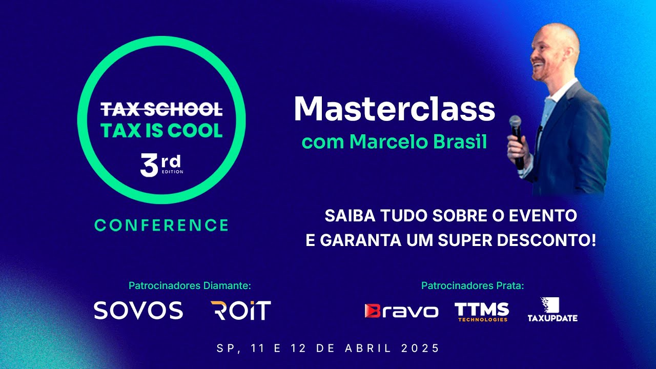 Masterclass Tax is Cool Conference 2025 com Marcelo Brasil - YouTube