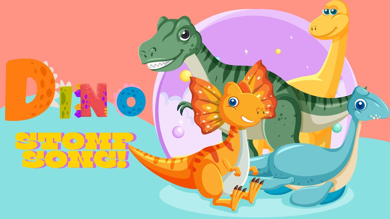 Dinosaur Stomp Song 🦕| Best Songs for Kids | Dinosaurs For Kids | Melon ...