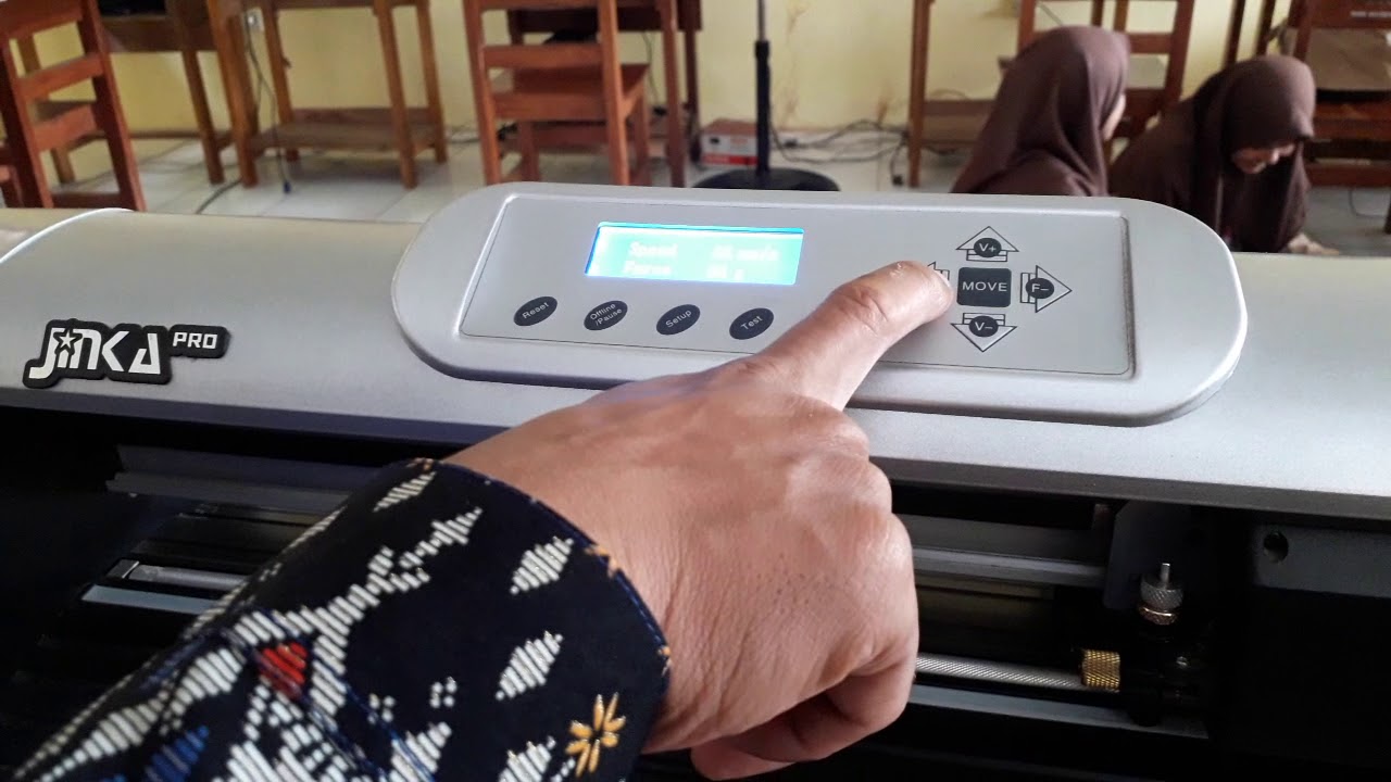 Tutorial Membuat Cutting Sticker menggunakan mesin Jinka pro 451 - YouTube