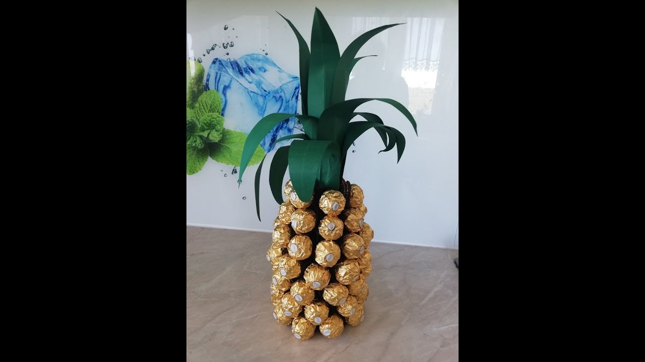 Ananas z szampana i czekoladek Ferrero Rocher - YouTube