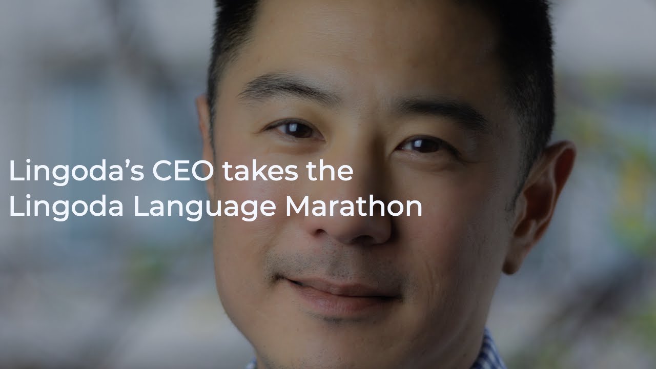 Lingoda's CEO taking the Lingoda Language Marathon 🙌 - YouTube