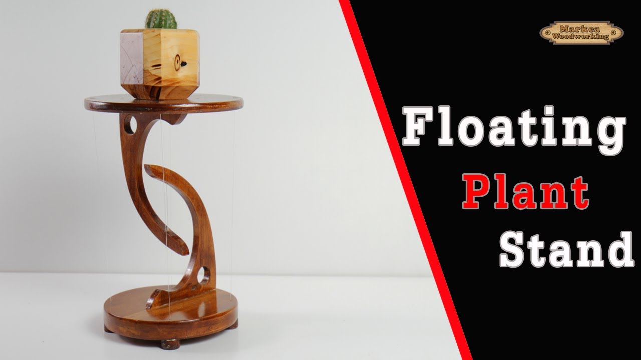 How To Make Floating Plant Stand l Tensegrity Table - YouTube