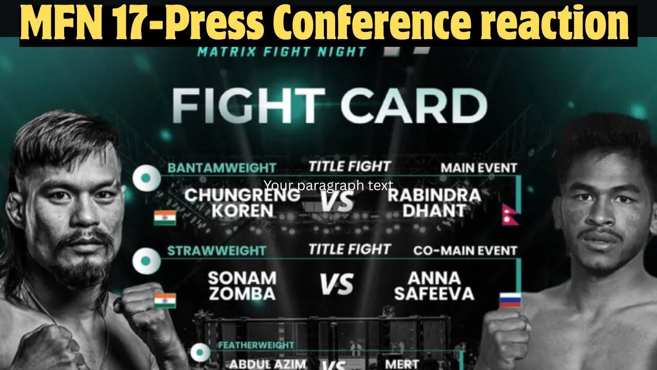 MFN 17 press conference livestream watch along - YouTube