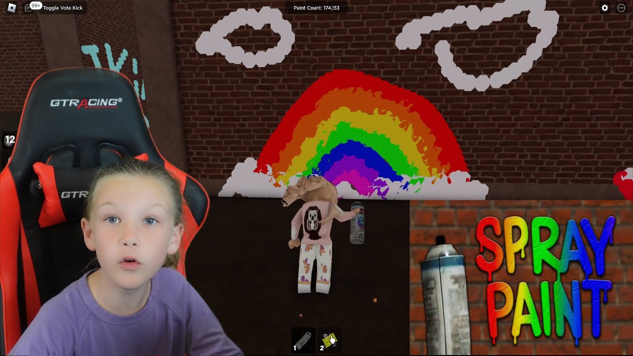 Someone Ruins Madison's Spray Paint Art in Roblox!! - YouTube