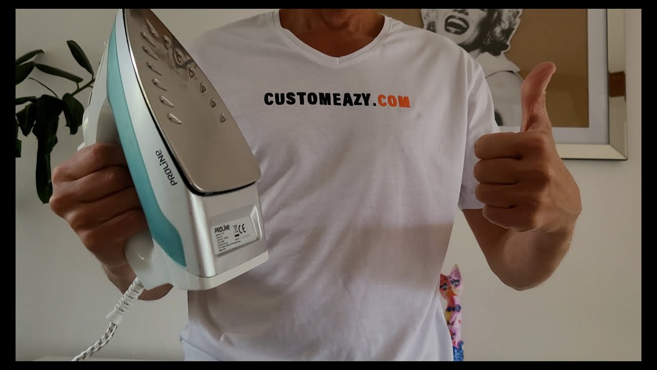 How to Apply an Iron On Transfer to a shirt? - YouTube