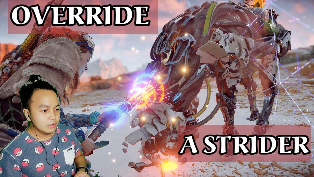Horizon Zero Dawn™ | Override a Strider | Gameplay - YouTube
