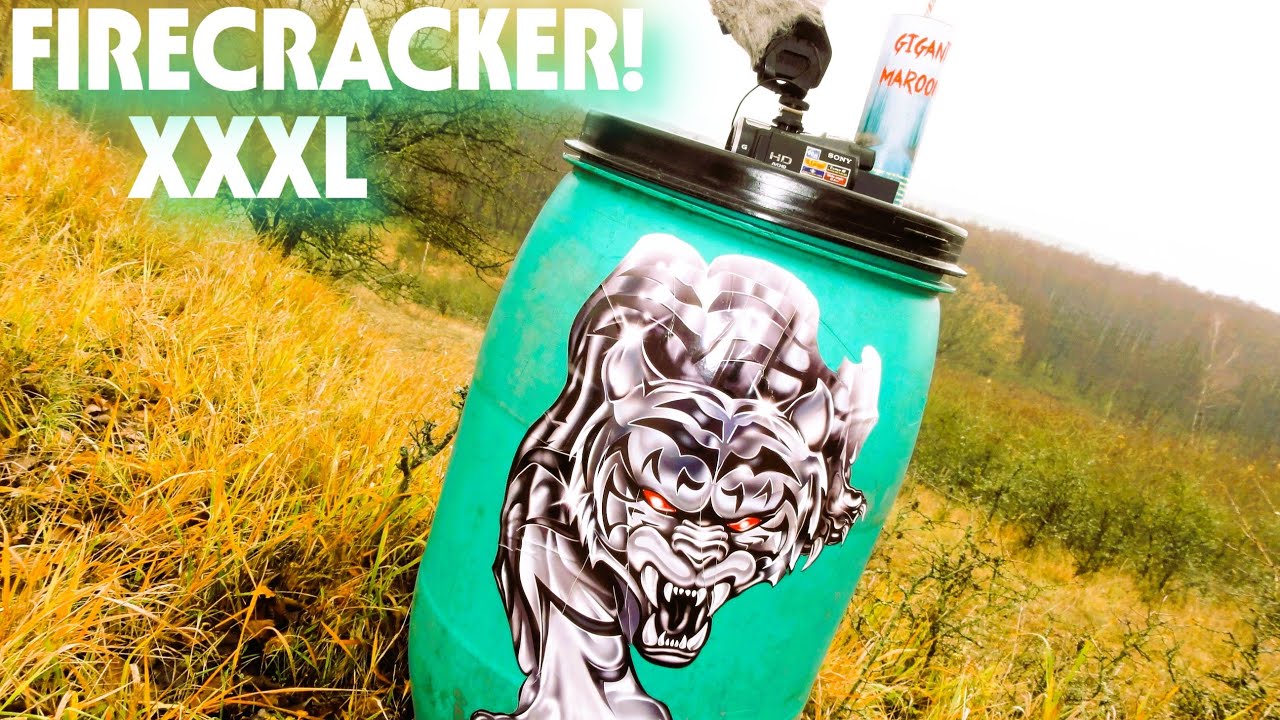 TIGER BOOM XXXL Experiment Gigant Maroon Mega Polenböller TheOftler - YouTube