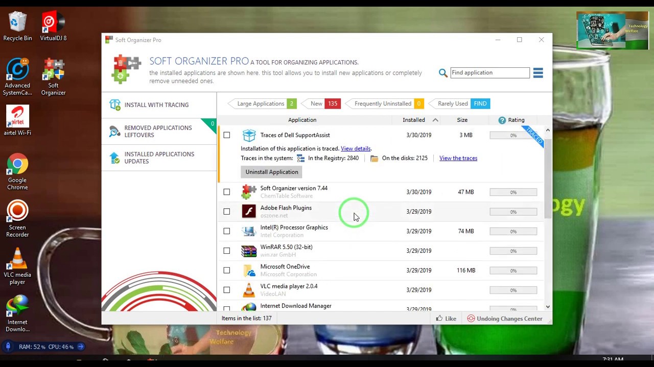 Soft Organizer Pro Uninstaller - How to uninstall/Remove complete residues from any pc/Laptop ...